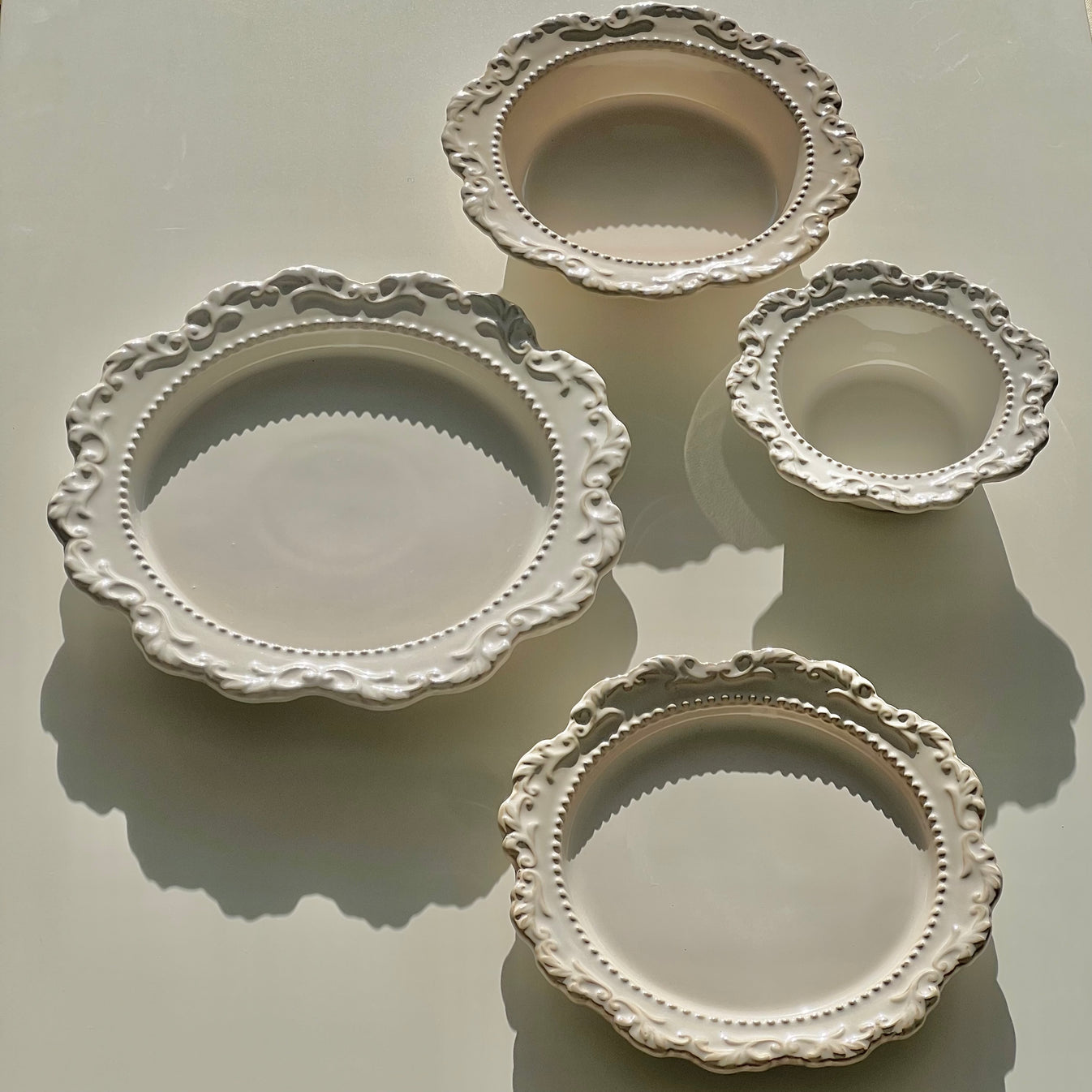 Embossed Ceramic Dinnerware | ROOMCO HOME – Roomco Home