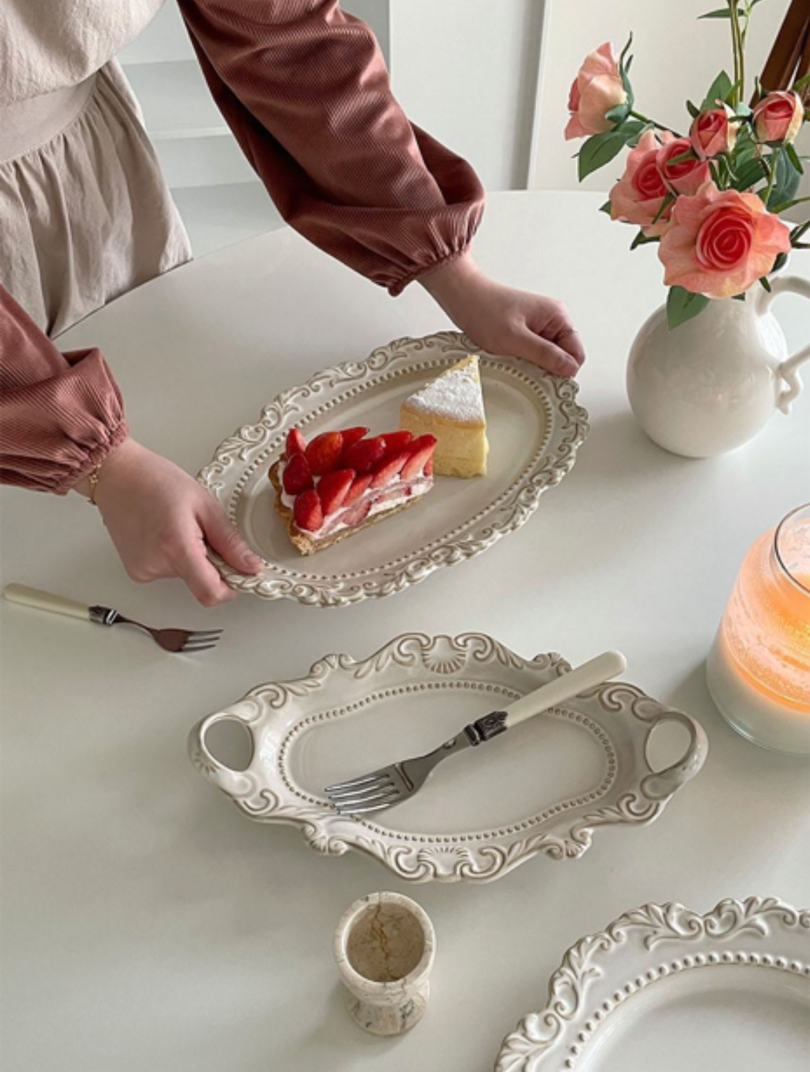 Embossed Ceramic Dinnerware | ROOMCO HOME – Roomco Home