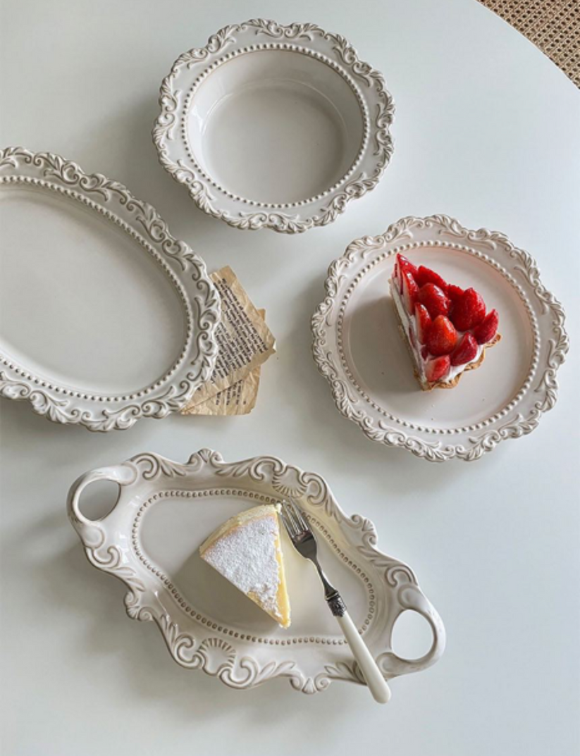 Embossed Ceramic Dinnerware | ROOMCO HOME – Roomco Home